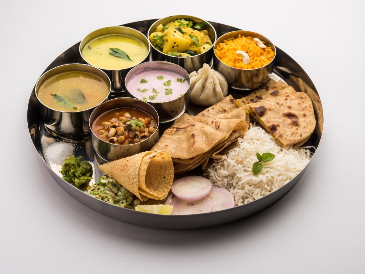 Maharashtrian Thali Puran Poli