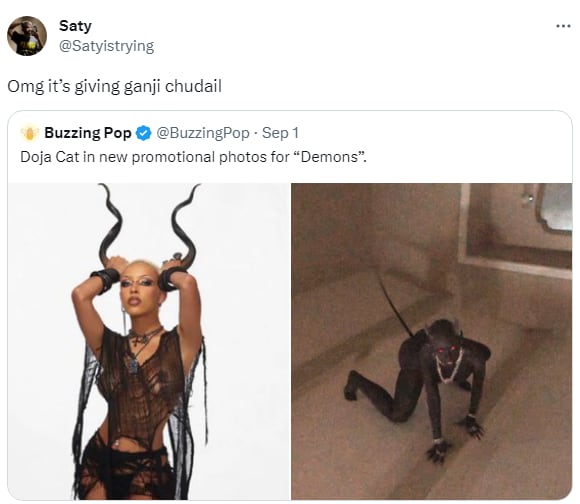 Why 'Ganji Chudail' is Trending on 'X' After Doja Cat's 'Demons' Song ...