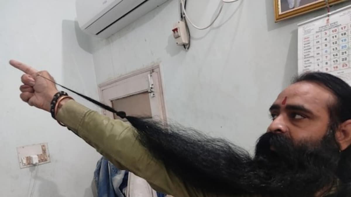Rajasthan Man Aims For International Records With His 3-foot-long Beard ...