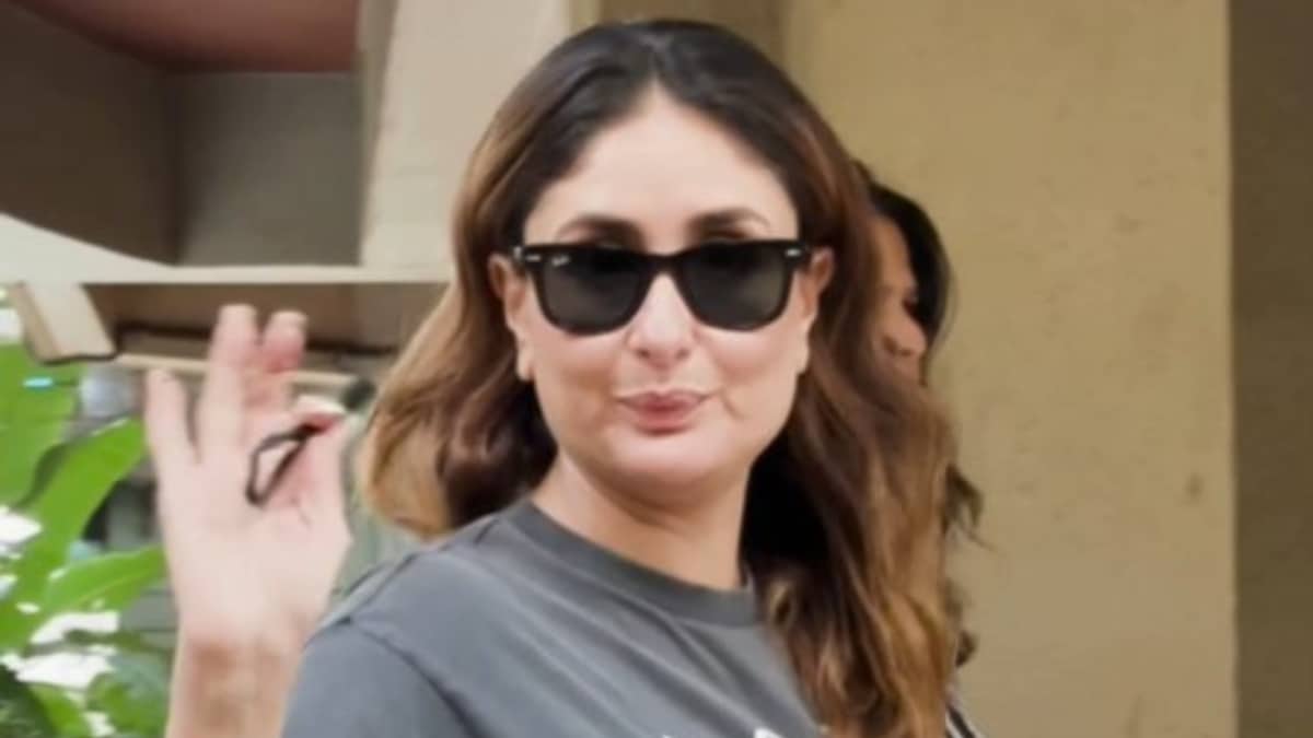 'Jaane Jaan' Kareena Kapoor Balances Style And Comfort In Grey Tee ...