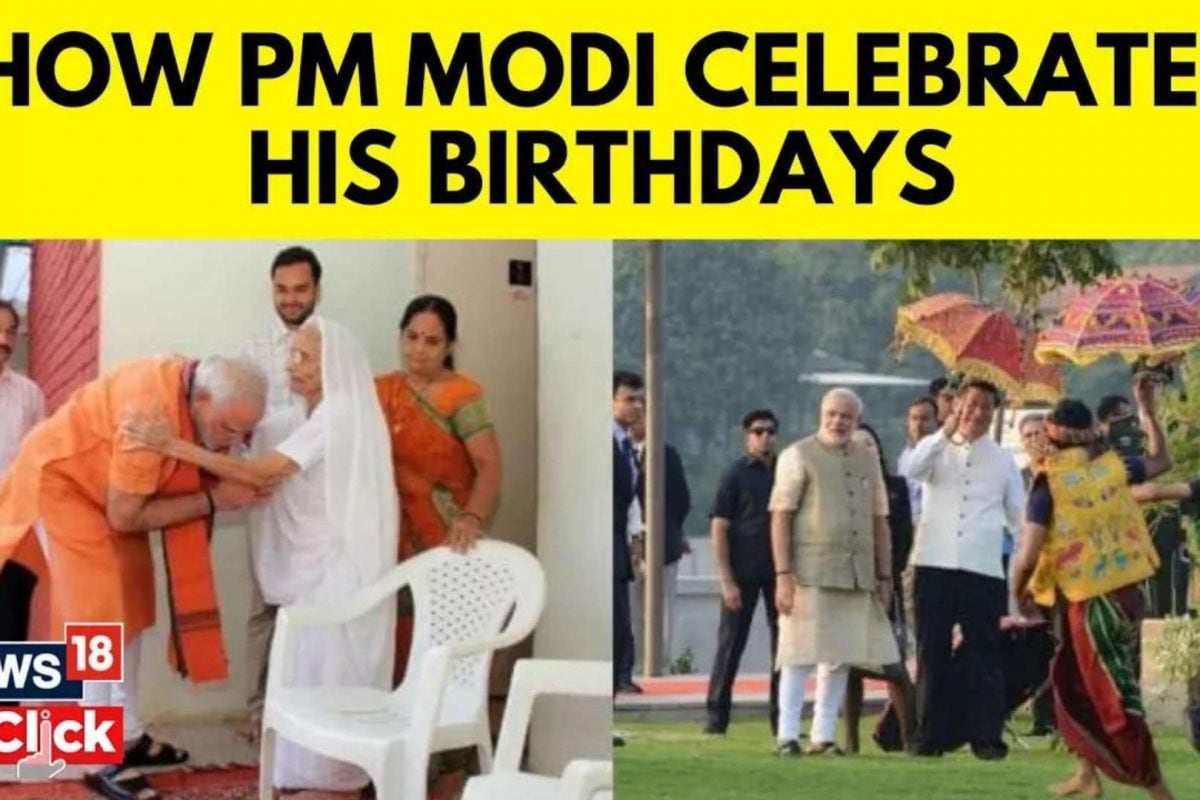 PM Modis Birthday: A look at the past few years celebrations - News18