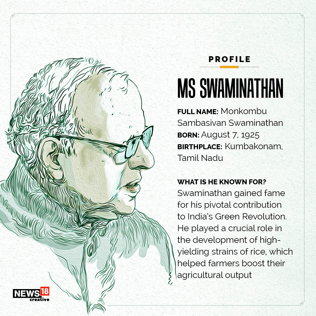 MS Swaminathan: A Tribute to The Father of India's Green Revolution | In GFX