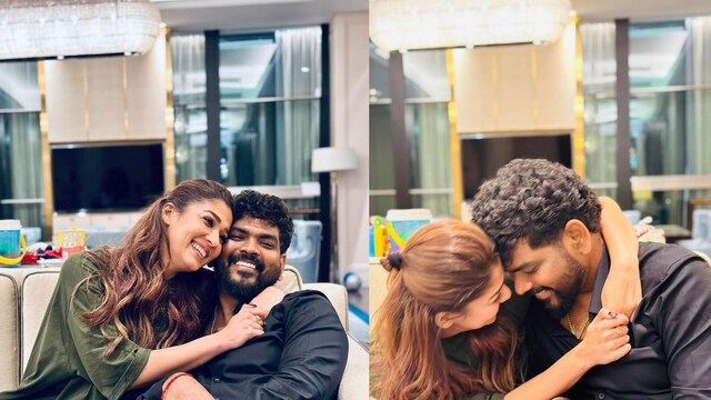 Nayanthara Hugs Vignesh Shivan, Jawan Star Is All Smiles As Hubby Says 'Love You' | Photos ...