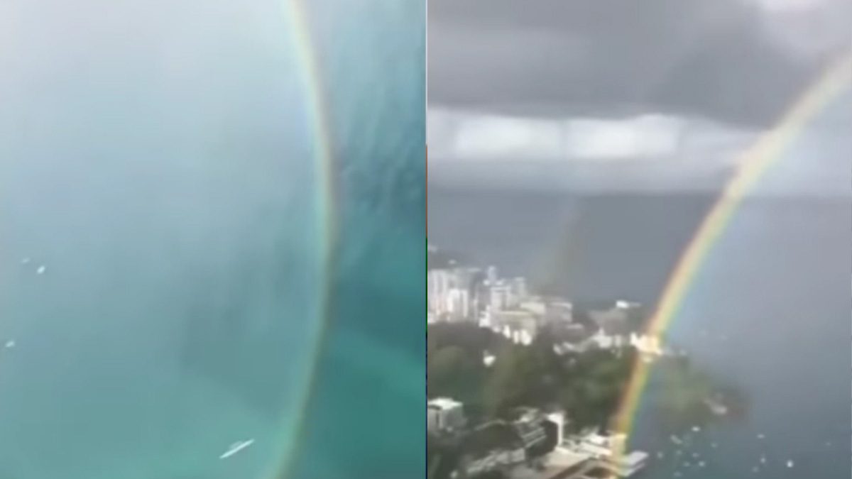 Trending: This Rare Full-Circle Rainbow Caught On Cam Is Breathtaking ...