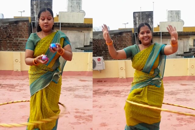 Watch: Woman's Seamless Fusion Of Dancing, Juggling And Hula Hooping ...