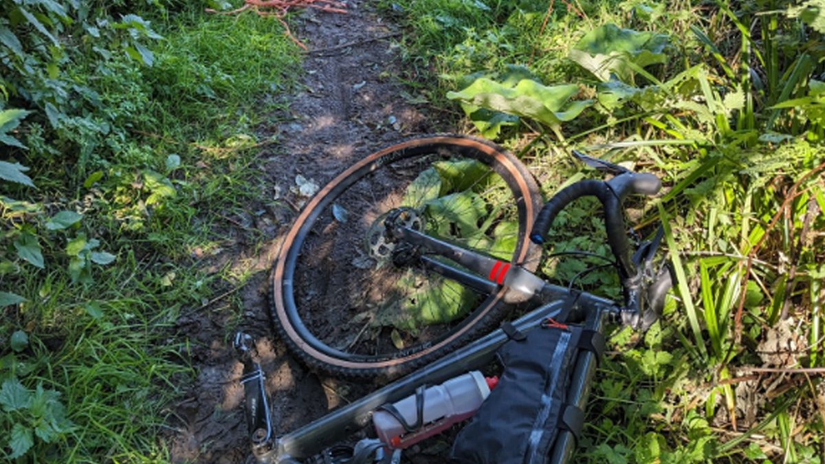Lucky Cyclist Escapes Injury In Close Encounter With Roadside 'Rope ...