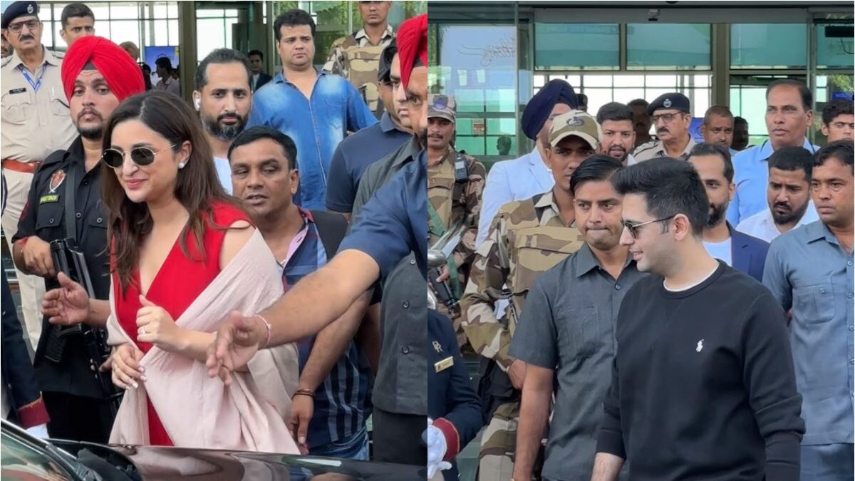 Raghav Chadha, Parineeti Chopra Get Grand Welcome With Dhol Nagada In ...