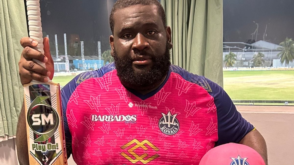 Rakheem Cornwall Does 'Mic Drop' Celebration as he Scores his maiden ...