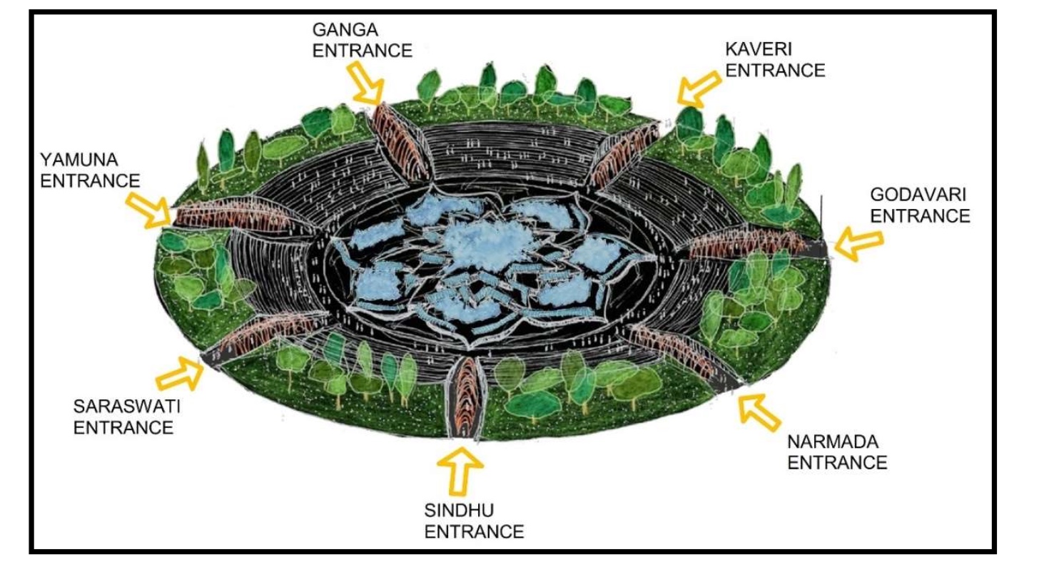 Grand Lotus-Shaped Fountain Worth Rs 100 Crore Planned Near Ram Mandir ...