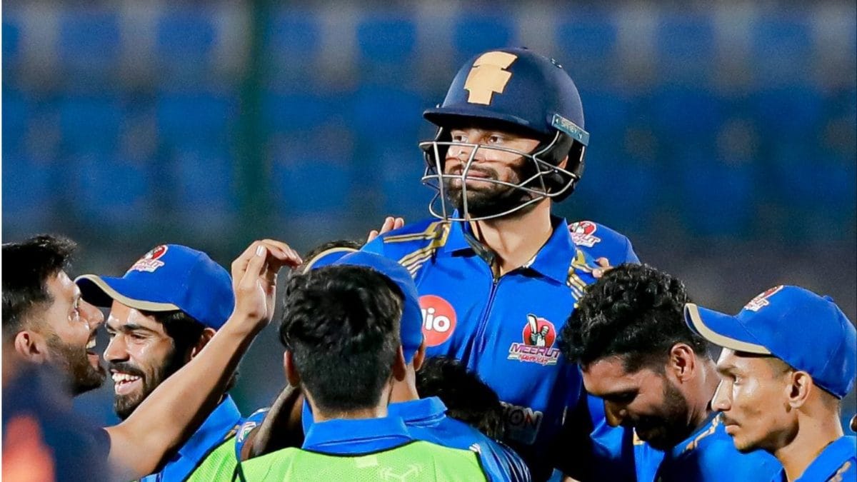 Watch: Rinku Singh Smashes Three Sixes in a Row to Help Meerut ...