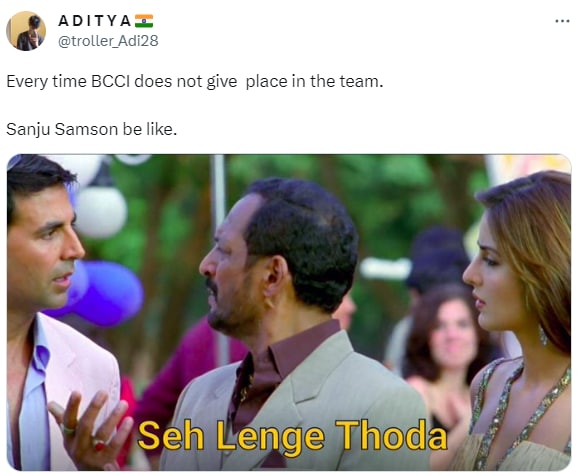 Sanju Samson Fans Show Sympathy With Memes After Indian Cricketer ...