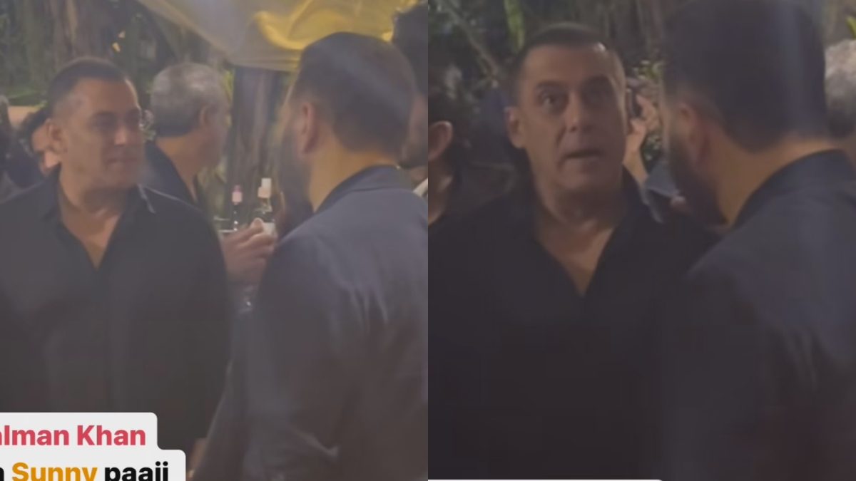 Salman Khan And Sunny Deol Interact With Each Other At Gadar 2 Success ...