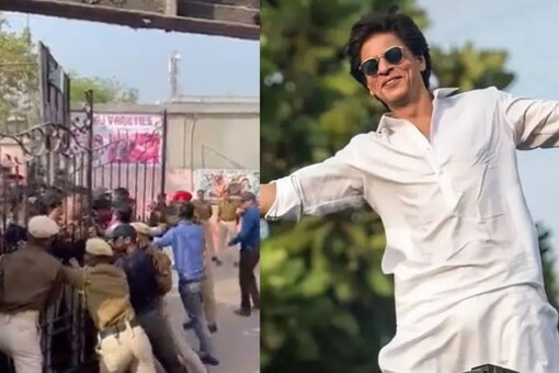 Jawan Craze: Police Deployed at Cinema Halls to Control SRK's Huge Fanbase, Old Video Shows Why ...