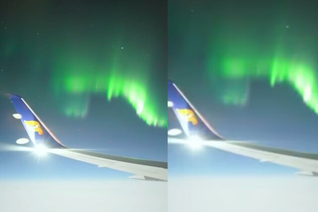 Amazing Northern Lights Captured Mid-Flight By Traveller Goes Viral ...