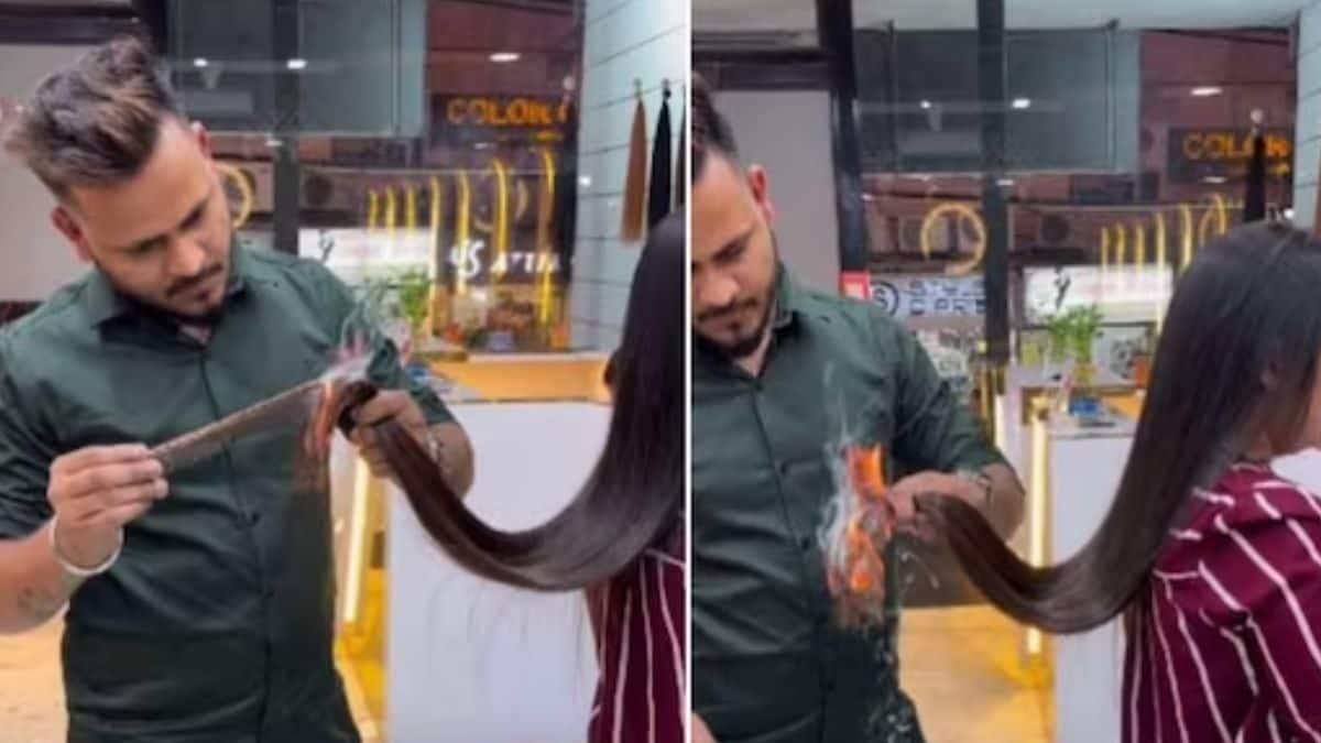 Video Of Hairstylist Using Fire To Cut Girl's Hair Will Leave You ...