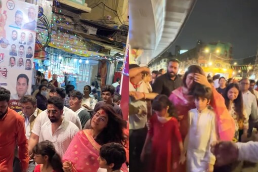 Ayushmann Khurrana Visits Lalbaughcha Raja With Wife Tahira Kashyap And ...