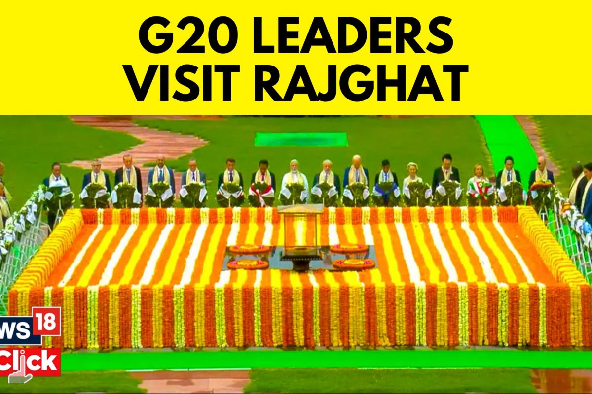 G20 Leaders Pay Homage To Mahatma Gandhi At Rajghat - News18