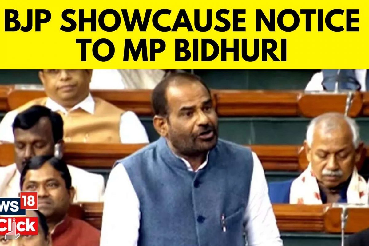 BJP MP Ramesh Bidhuri Uses Slurs Against BSP MP Danish Ali - News18