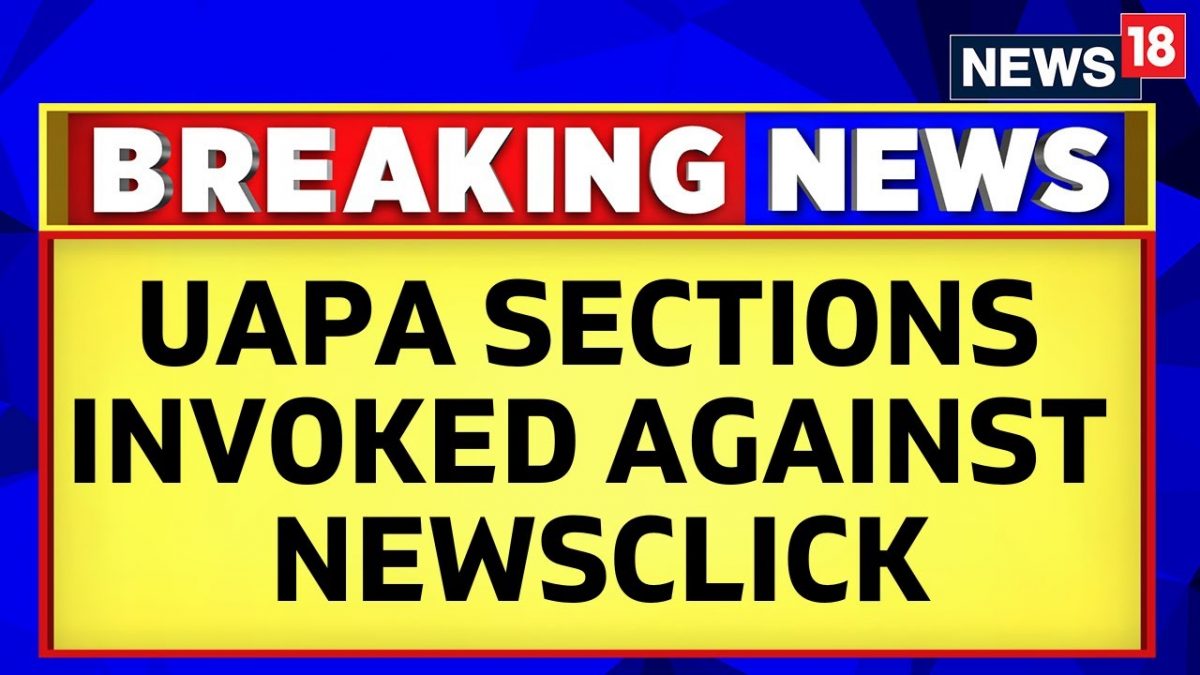 NewsClick News | UAPA Section 16 Invoked Against NewsClick | NewsClick ...