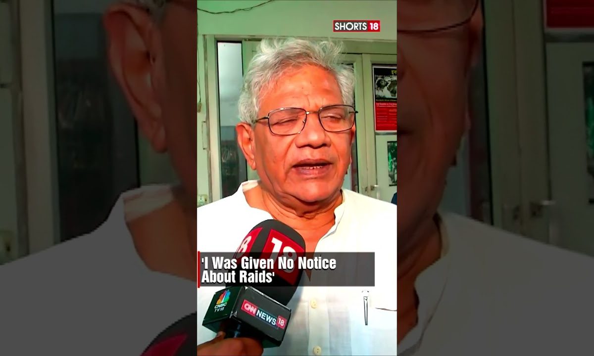 Sitaram Yechury News | CP (M) General Secretary Houses Raided In ...