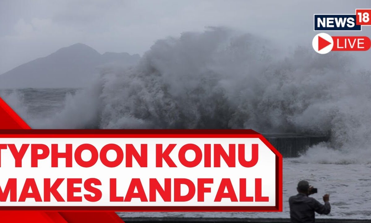 Typhoon Koinu Taiwan | Typhoon Koinu Tracker | Typhoon Koinu Intensifies In Taiwan |Taiwan News ...