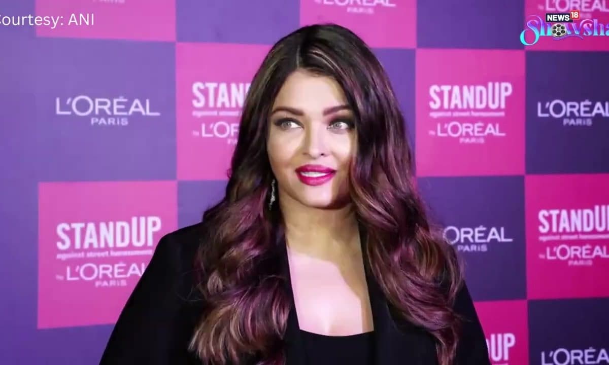 Aishwarya Rai Bachchan Looks Regal In Black At Mumbai Event Days After ...