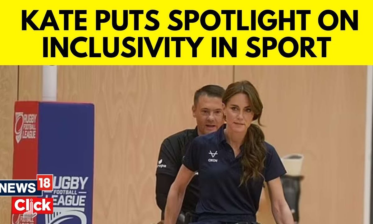 Kate Middleton Plays Wheelchair Rugby With Taped-Up Fingers From ...