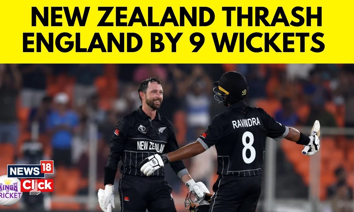 ENG Vs NZ ODI World Cup 2023 Highlights | New Zealand beat England by 9 ...