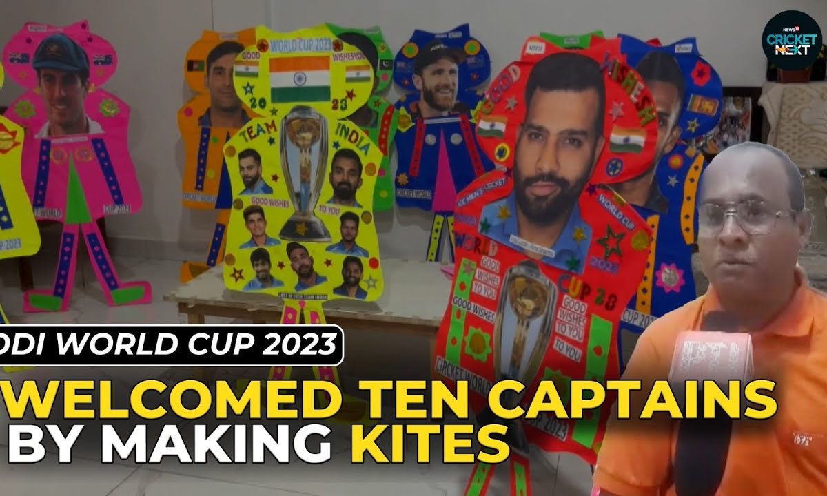 Amritsar Based Artist Creates kites Featuring World Cup Team Captains ...