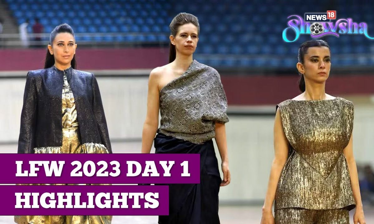 Karisma Kapoor Kalki Koechlin And Saba Azad Walk The Ramp On Day 1 Of