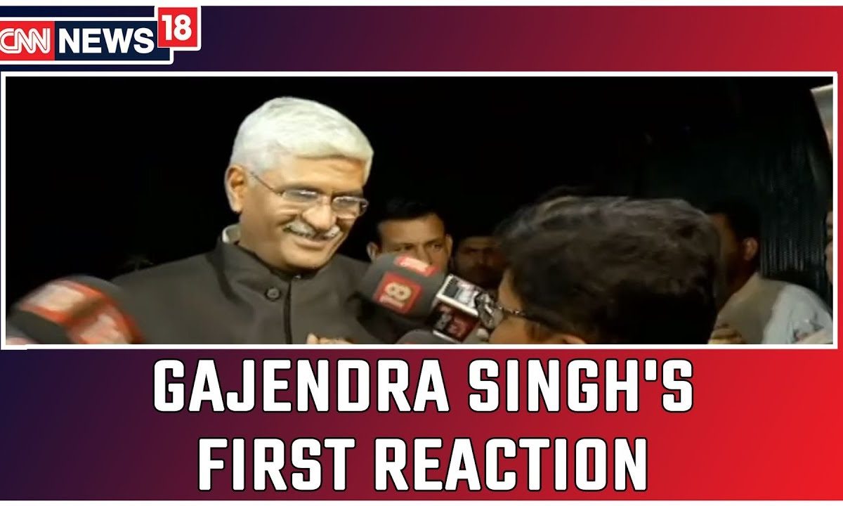 Gajendra Singh Shekhawat's First Reaction On Being Appointed As A ...