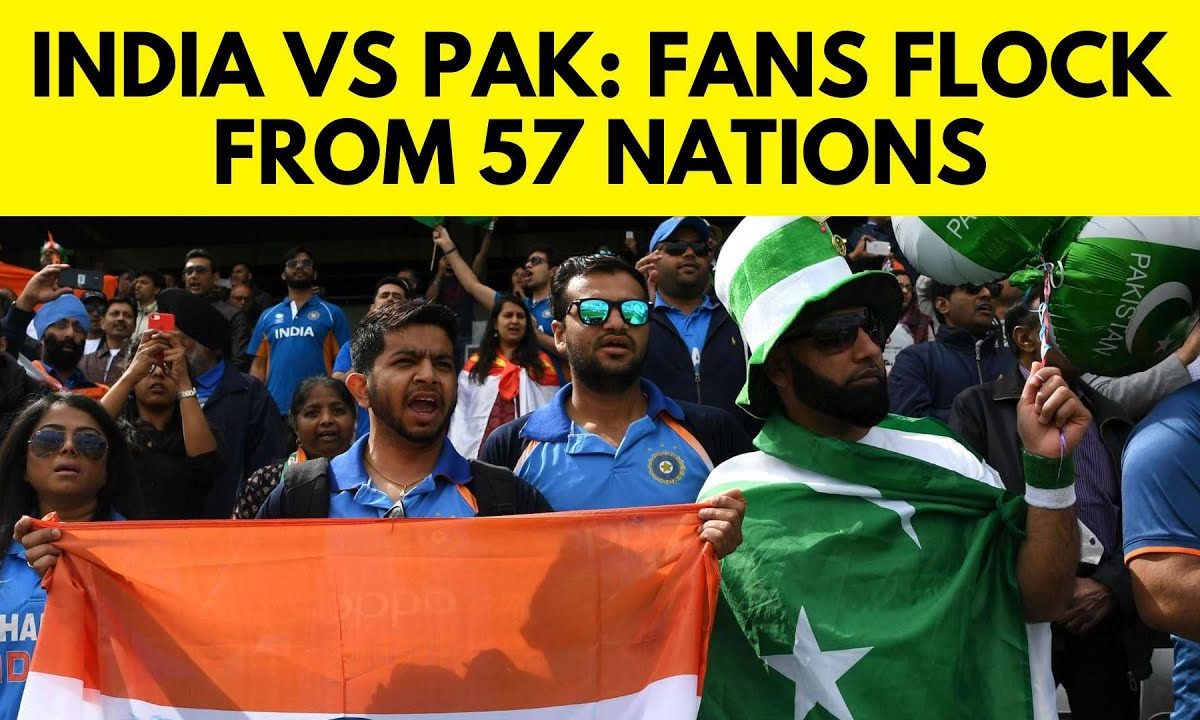 India Vs Pakistan Cricket | Fans From Around The World Arrive At The ...