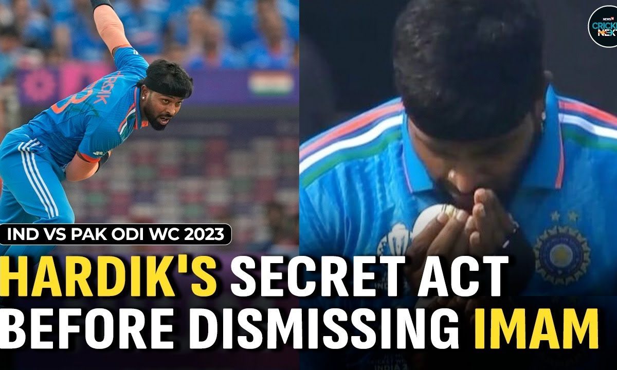 IND vs PAK ODI World Cup 2023: Hardik Pandya's secret act before ...