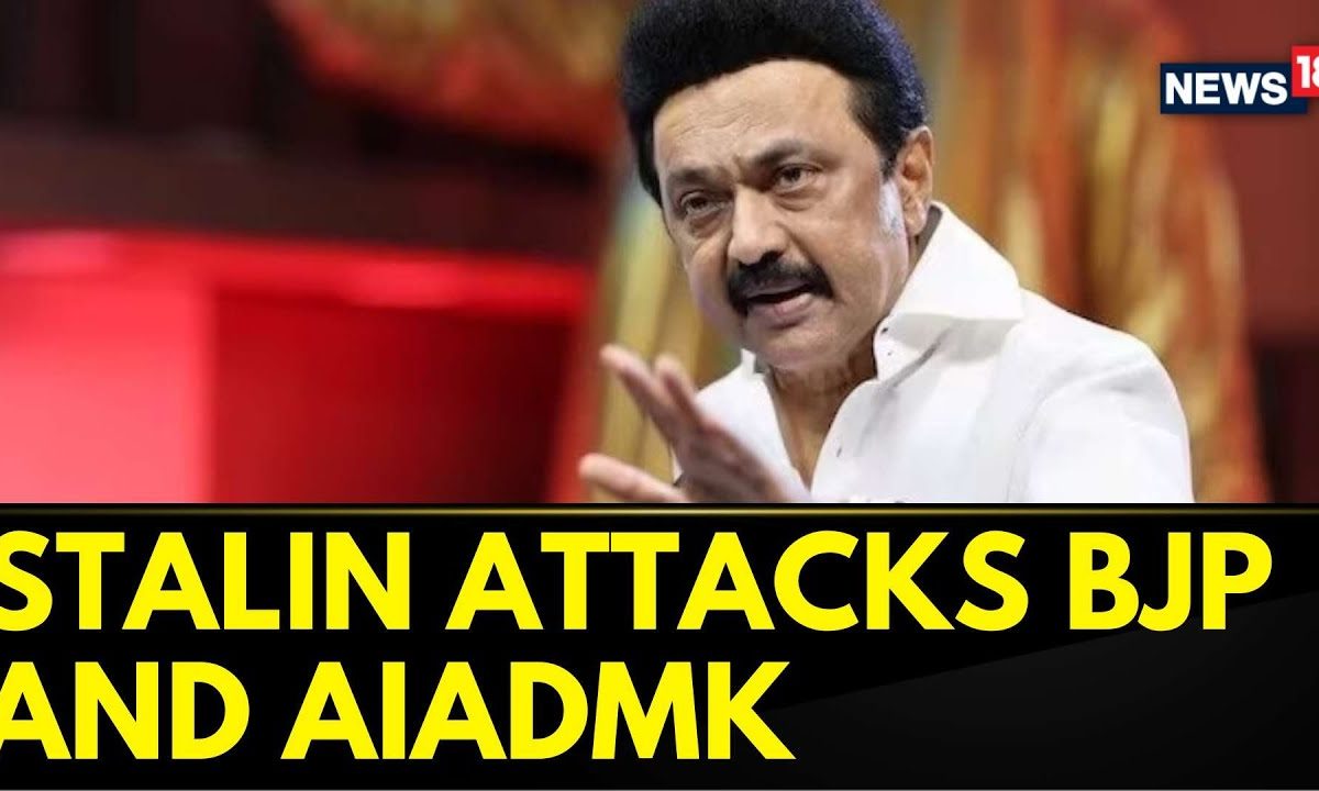 Tamil Nadu News | DMK Vs AIADMK Vs BJP | MK Stalin Makes Fresh Attacks ...