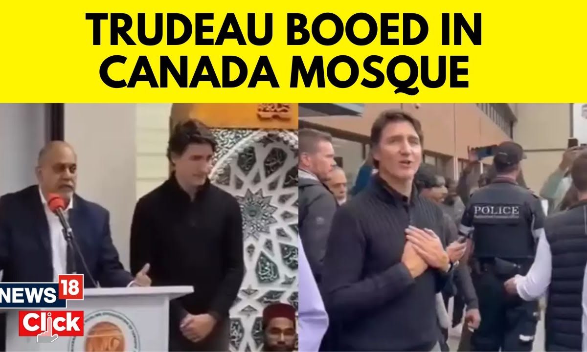"Shame On You": Justin Trudeau Booed In Canada Mosque Over Israel-Hamas ...