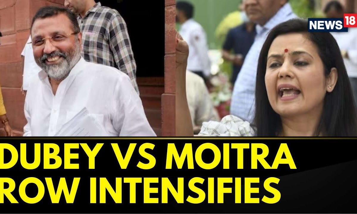 Mahua Moitra News | Tussle Betwwen BJP MP Nishikant Dubey And TMC's Mahua Moitra Intensifies ...