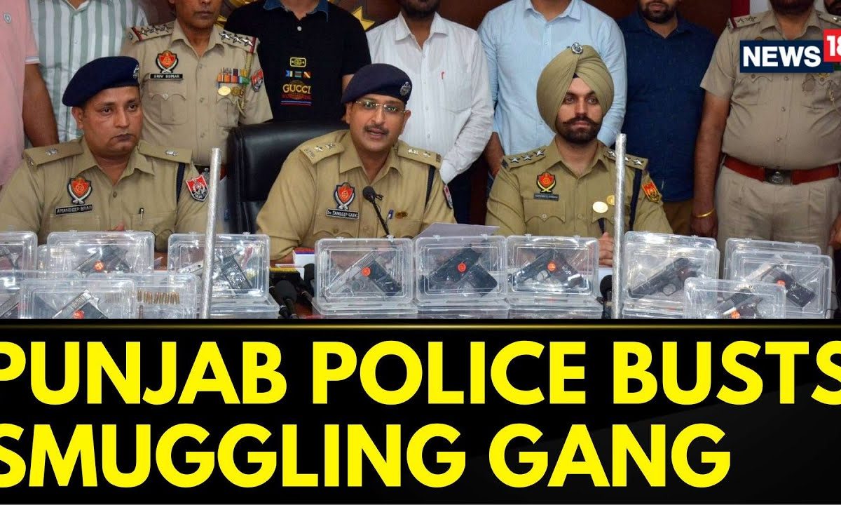 Punjab News Punjab Drug Nexus Punjab Police Busts Smuggling Gang In
