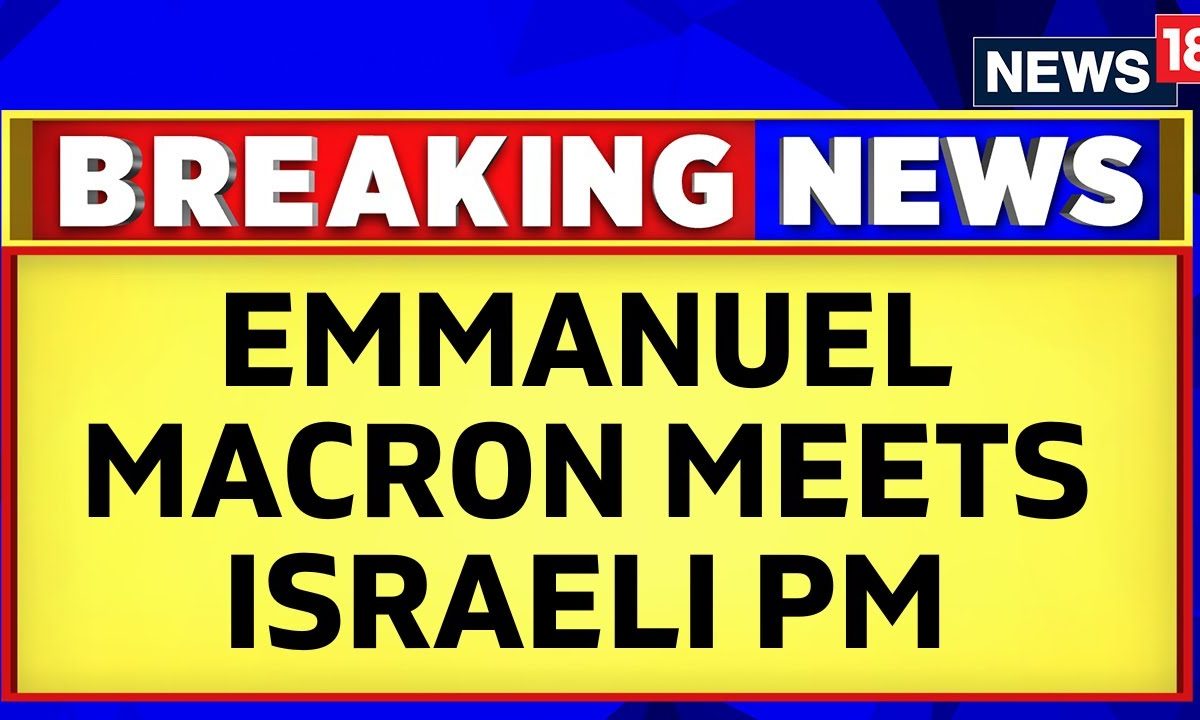 Amid Israel Vs Hamas Conflict, French President Emmanuel Macron Meets ...