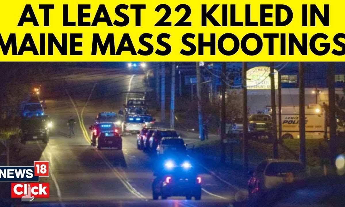 Maine Mass Shooting News | Police Briefing On Maine Shooting LIVE ...