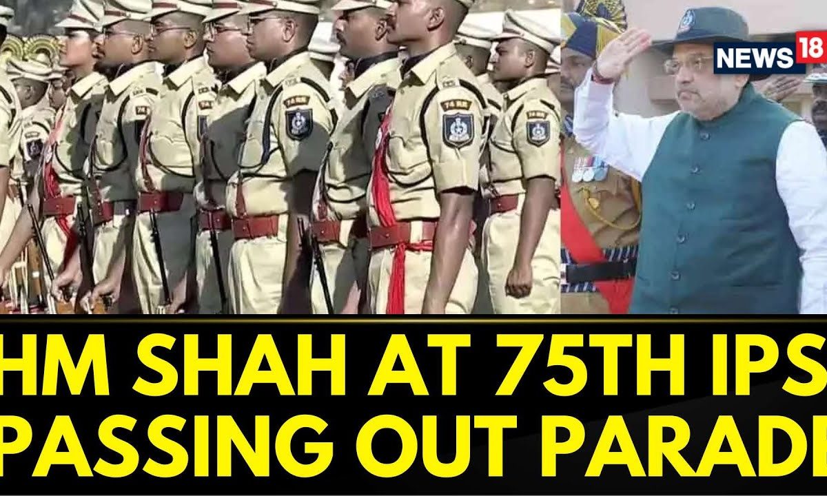 Amit Shah News | Amit Shah Addresses 75th Batch Of Indian Police ...