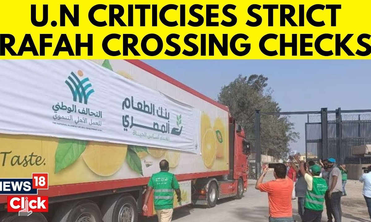UN Food Chief Criticizes Strict Rafah Crossing Checks For Limiting Gaza ... UN Food Chief Criticizes Strict Rafah Crossing Checks For Limiting Gaza ...
