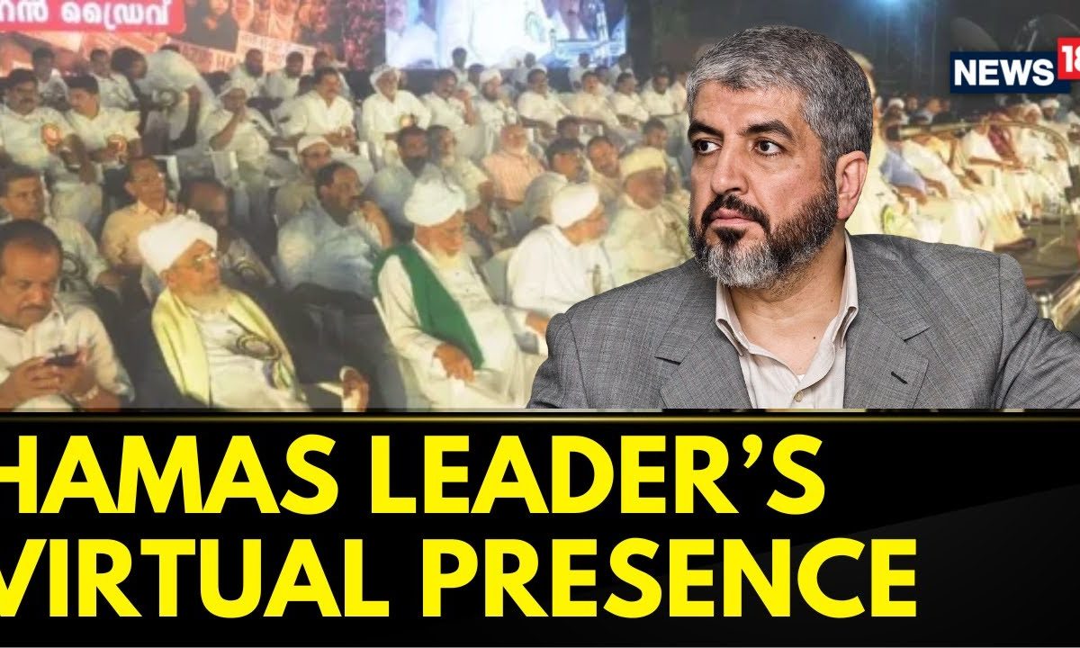 Kerala News | Hamas Leader Khaled Mashal Participated Virtually In A ...
