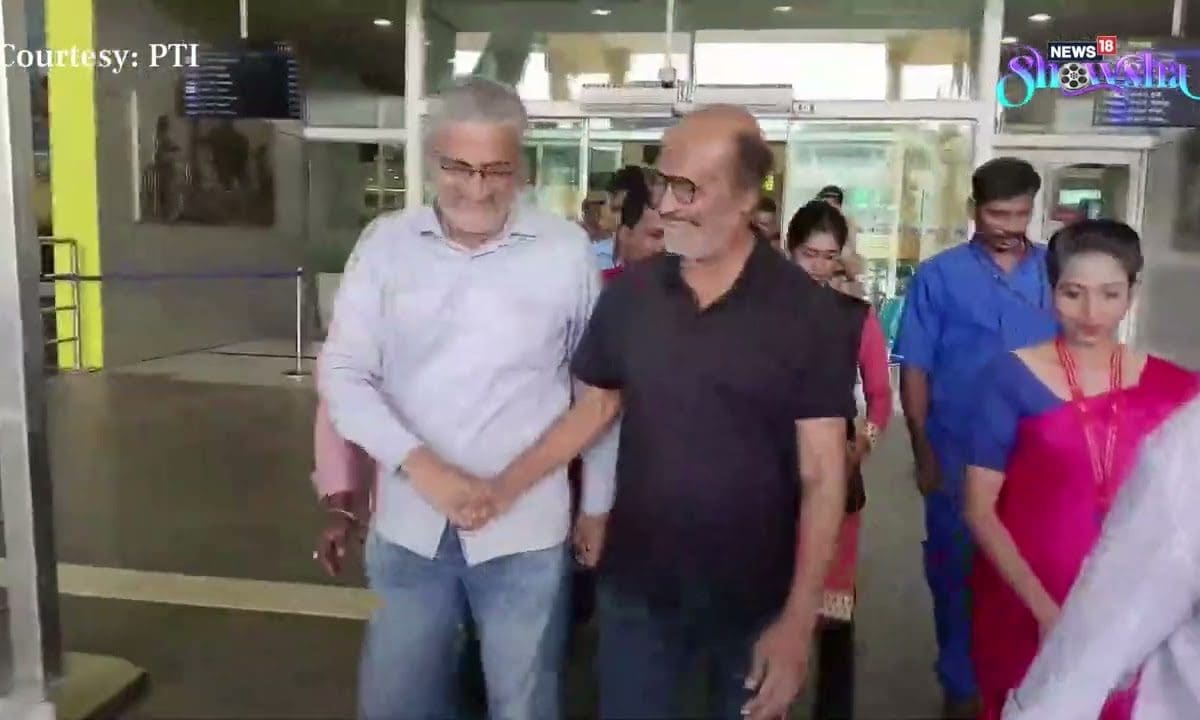 Rajinikanth Spotted At Mumbai Airport Amid Thalaivar 170 Shoot With ...