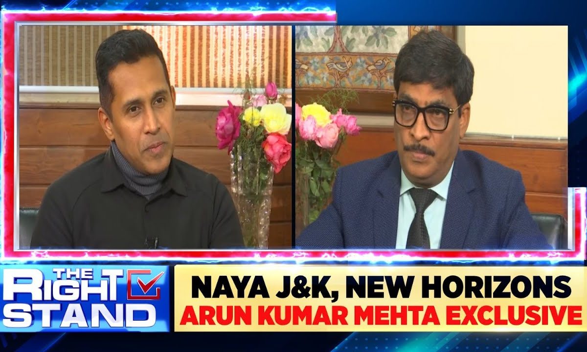 Jammu Kashmir Chief Secretary Arun Kumar Mehta Exclusive Interview With ...