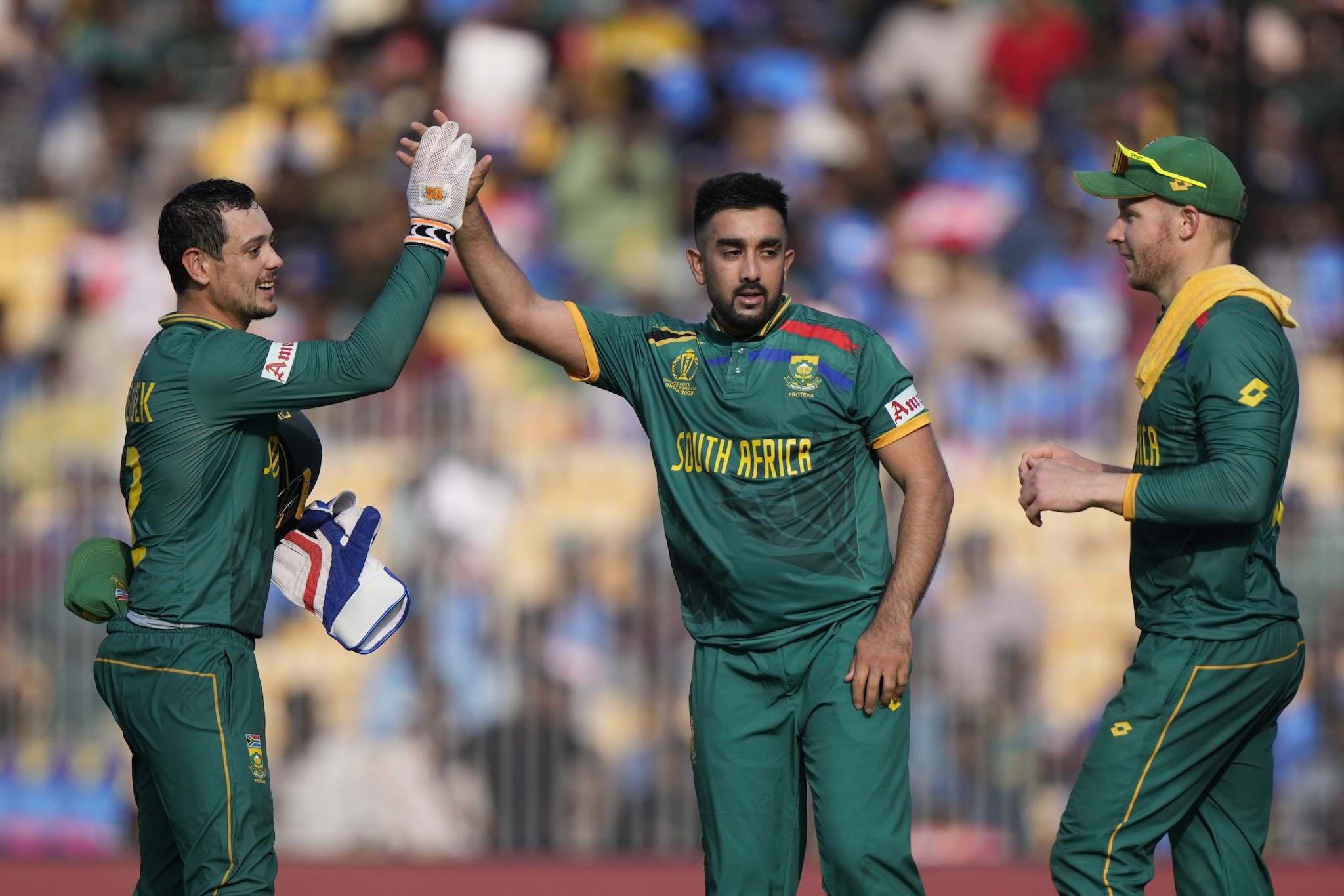 PAK vs SA in Photos, ODI World Cup: South Africa Beat Pakistan by 1 Wicket in a Thriller to Go ...