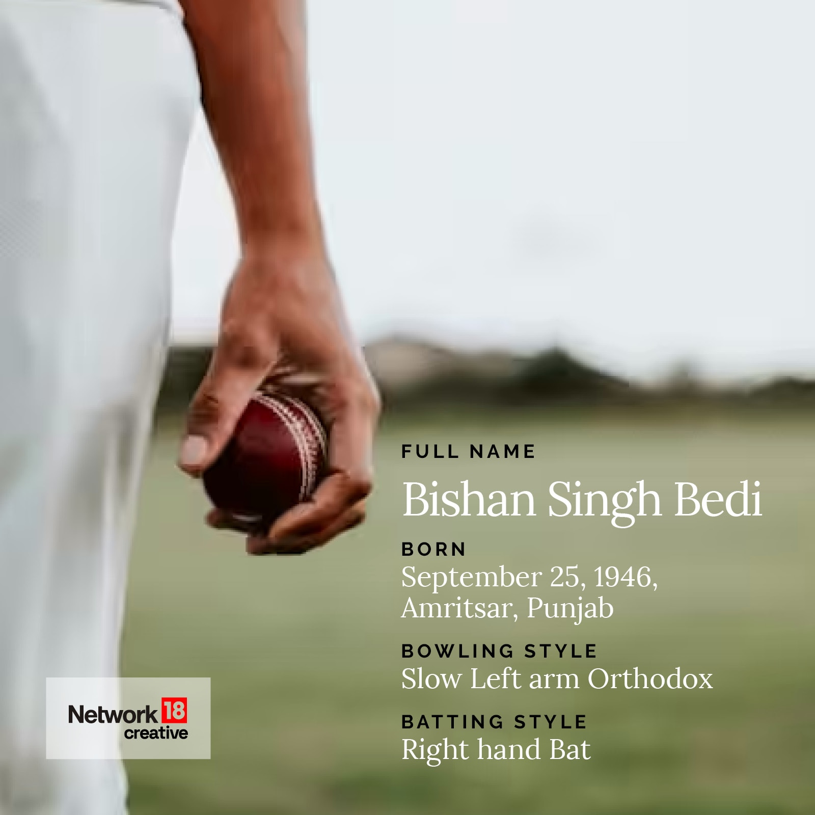 Farewell to the Legendary Indian Spin Maestro Bishan Singh Bedi | IN ...