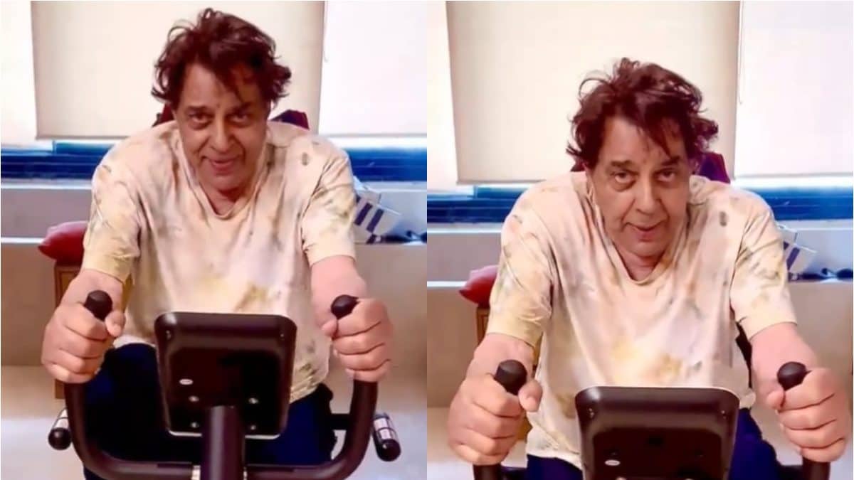Dharmendra Gives Fitness Goals at The Age of 87, Works Out On a Cycle ...