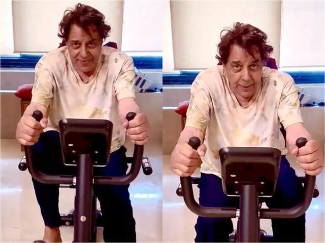Dharmendra Gives Fitness Goals at The Age of 87, Works Out On a Cycle ...