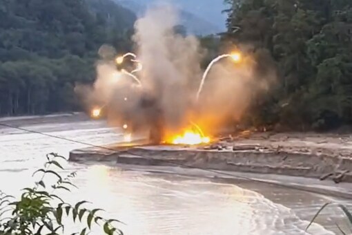 WATCH | Loud Blast in River Teesta as Army Ammunition, Swept Away in ...