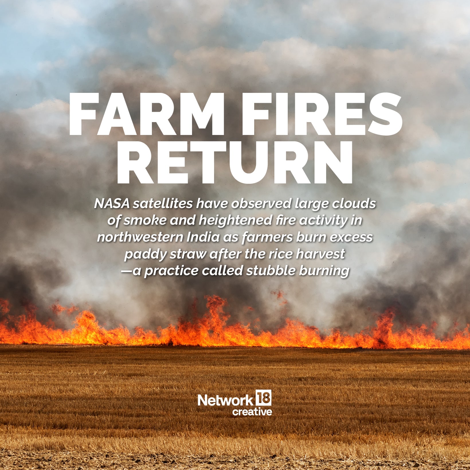 Air Pollution: Mapping Farm Fire Incidents Between Oct 16-26 And ...